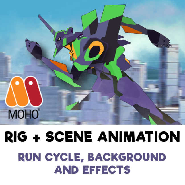Evangelion RIG - 2D MOHO ANIMATION SCENE - AnimProps