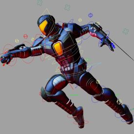Futuristic Super Soldier w/ Armor Transformations - AnimProps