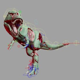 Zombie T-rex - AnimProps