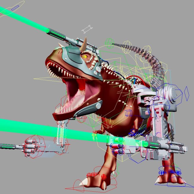 Weaponized Carnosaurus - AnimProps