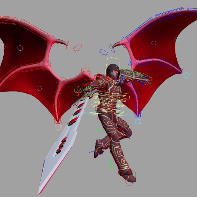 Knight Evolution - Devil Warrior - AnimProps