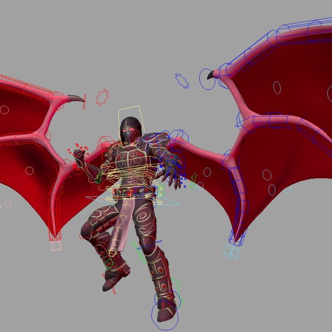 Knight Evolution - Devil Warrior - AnimProps