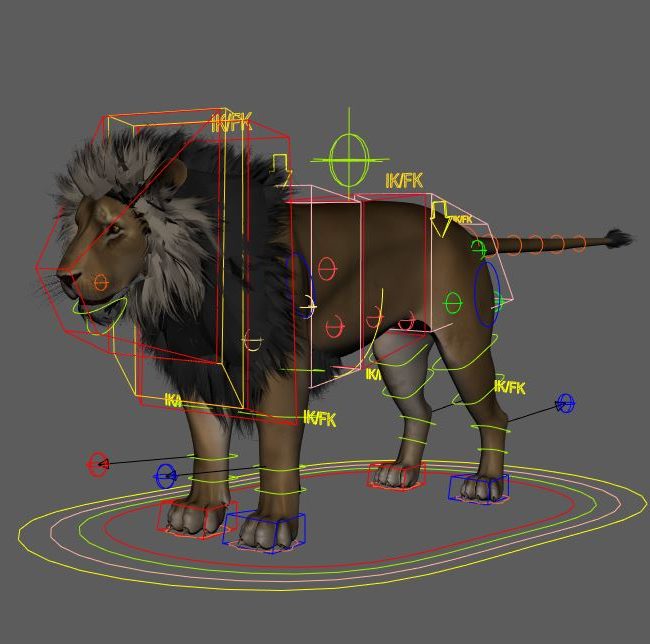 Lion Rig - AnimProps