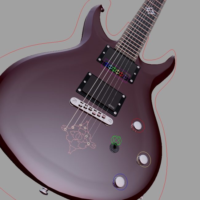 Guitar Rig - Schecter Devil Custom - AnimProps