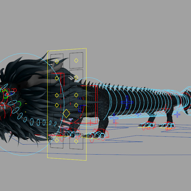 loong chinese dragon - AnimProps