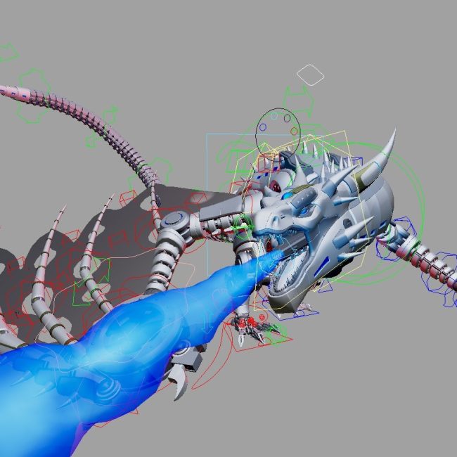 Cybernetic Dragon - AnimProps