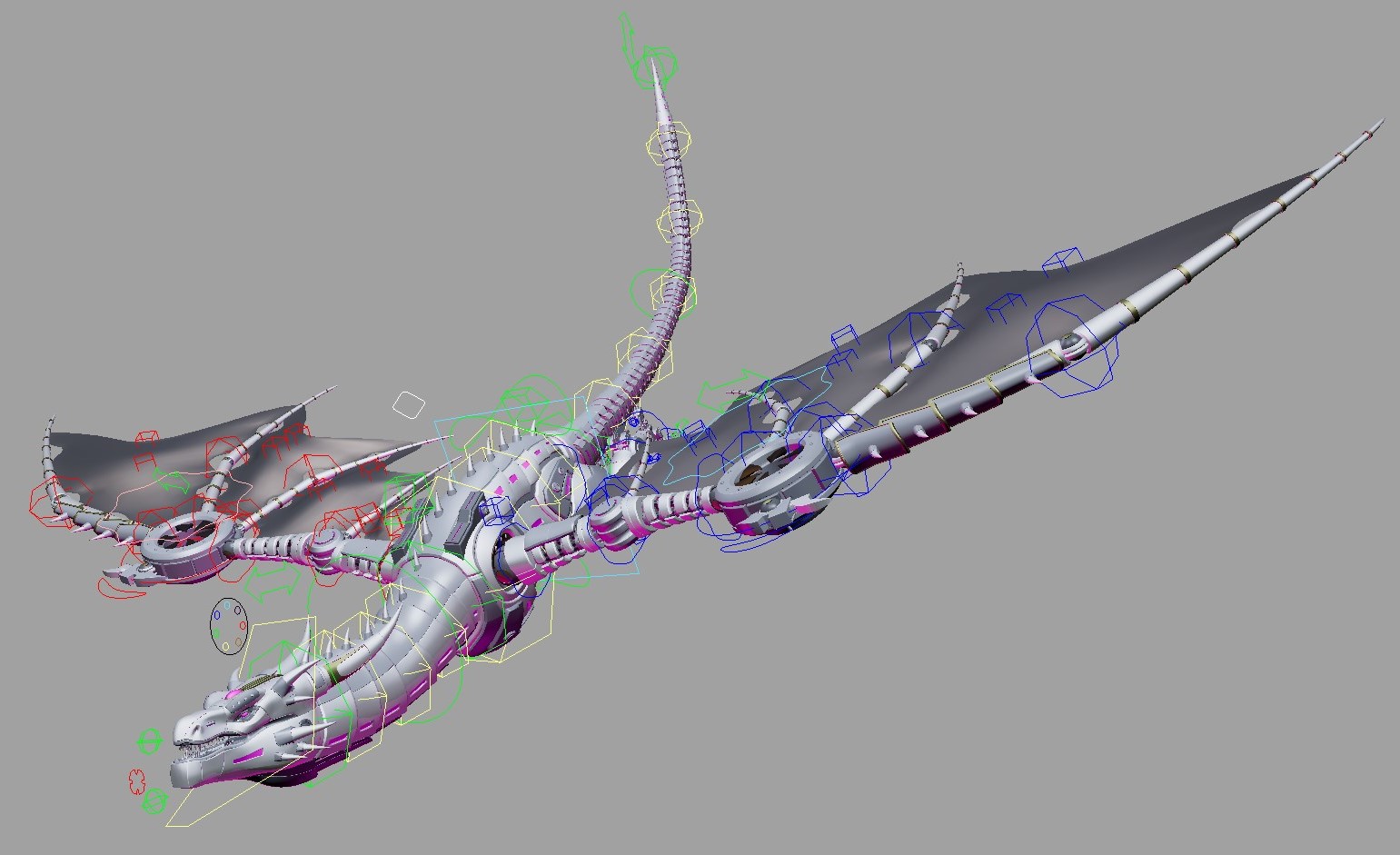 Cybernetic Dragon - AnimProps