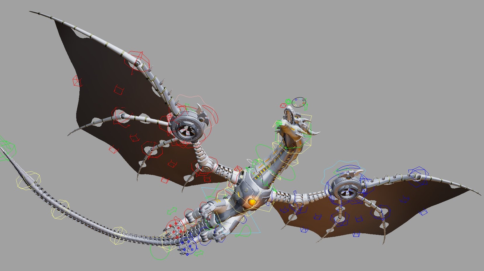 Cybernetic Dragon - AnimProps