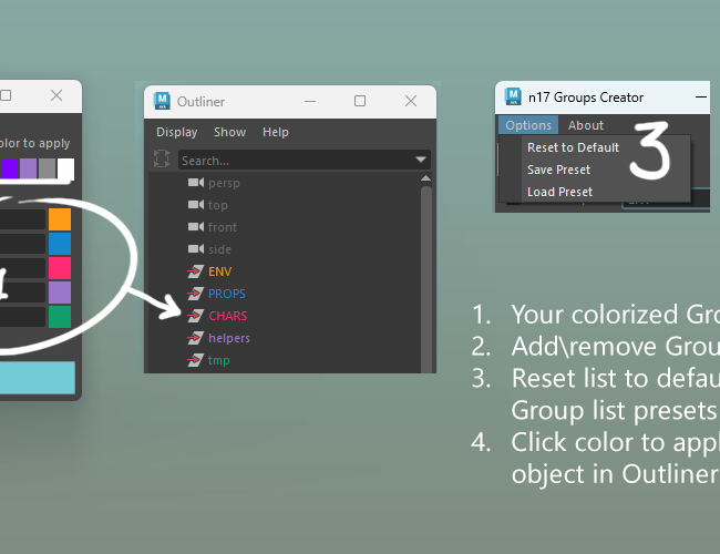 n17 Groups Creator - AnimProps