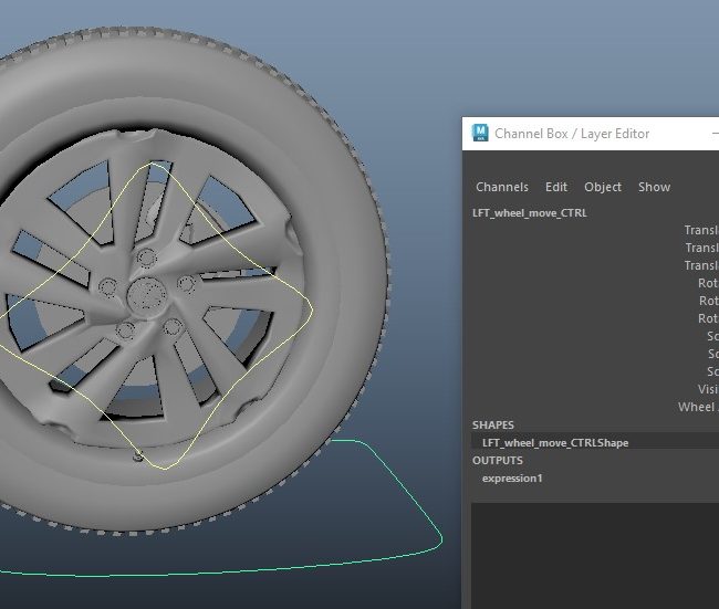 Simple Wheel Auto Rig - AnimProps