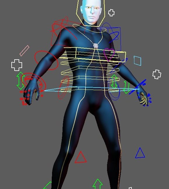 Futuristic Super Soldier Angel w/ Armor Transformations - AnimProps