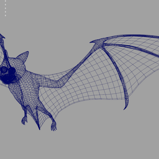 Bat-Rigged 3D model - AnimProps